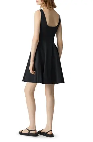 Theory Sleeveless Fit & Flare Dress