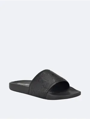 Calvin Klein Ck Monogram Slides
