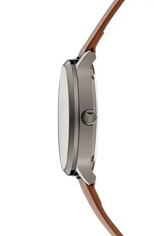 Ted Baker London Haarvin Leather Strap Watch