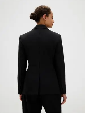 Calvin Klein Refined Stretch Cinched Blazer