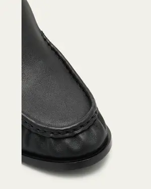 3.1 Phillip Lim Nadia Leather Heeled Loafers