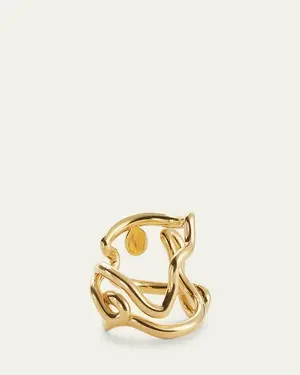 Bottega Veneta Open Fish Ring
