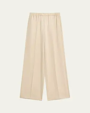 Mid-Rise Pull-On Pants