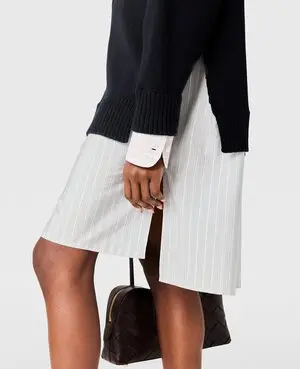 Stella McCartney Hybrid Shirt And Sweater Dress