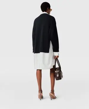 Stella McCartney Hybrid Shirt And Sweater Dress