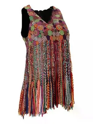 Etro Swirl Fringe Vest