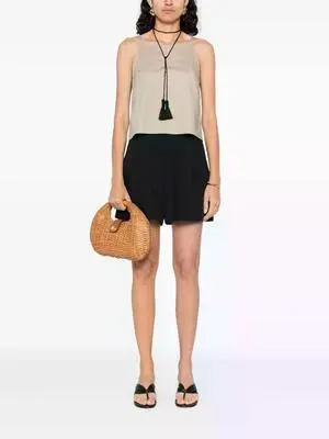 MOUTAKI Mid-rise Pleated Shorts