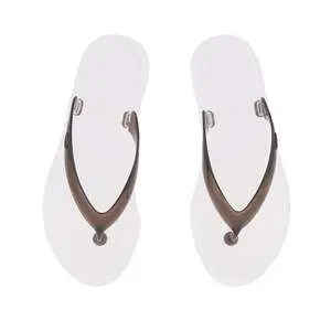 ANCIENT GREEK SANDALS Jelly Flip Flop - Clear/black