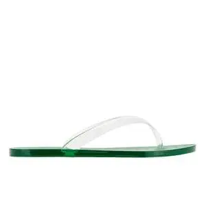 ANCIENT GREEK SANDALS Jelly Flip Flop - Clear/green