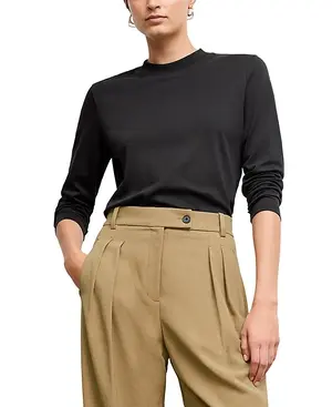 M.M.LAFLEUR Raquel Long-sleeve Tee - Black