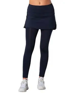 Lucky In Love Skirt And Leggings Combo - Navy