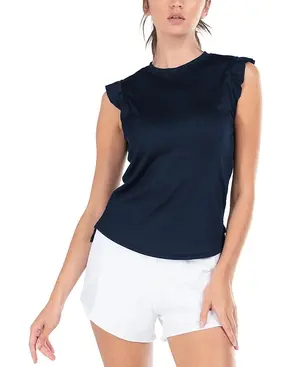 Lucky In Love High Neck Performance Tops For Women