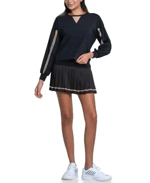 Lucky In Love Be Tulle Throw Over - Black