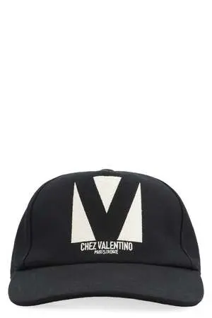 Valentino Garavani Valentino Garavani Chez Valentino Logo Baseball Cap - Black
