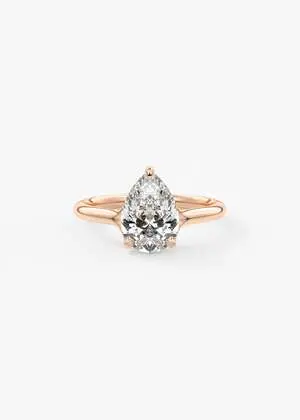 FRANK DARLING Pear Cut Engagement Ring