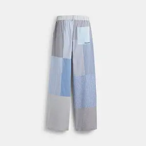 COACHTOPIA Patchwork Striped Wide Leg Pants