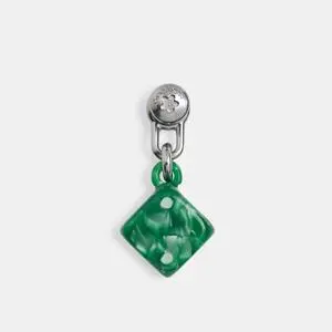 COACHTOPIA Dice Bag Charm - Green Multi