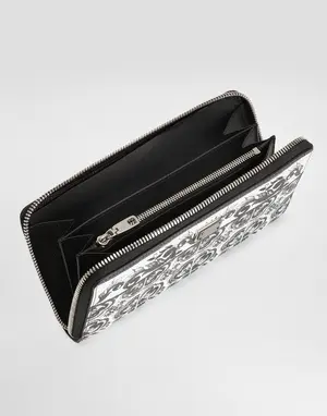 Dolce & Gabbana Majolica-print Calfskin Wallet