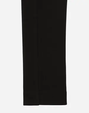 Dolce & Gabbana Viscose Top With Sleeve Detail - Black