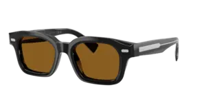 Brunello Cucinelli Rectangle Frame Sunglasses - Nero