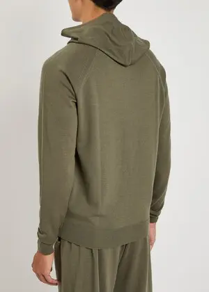 John Smedley Hooded Wool Sweatshirt
