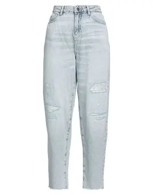 Armani Exchange Cotton Tapered Jeans - Blue