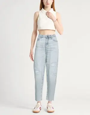 Armani Exchange Cotton Tapered Jeans - Blue
