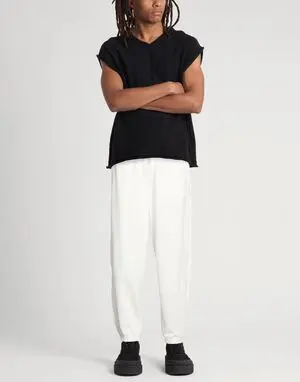 Armani Exchange Pants Size Organic Cotton, Polyester, Polyamide - White