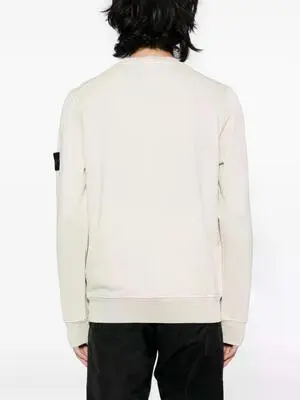 Stone Island Badge Garment Dyed Sweatshirt