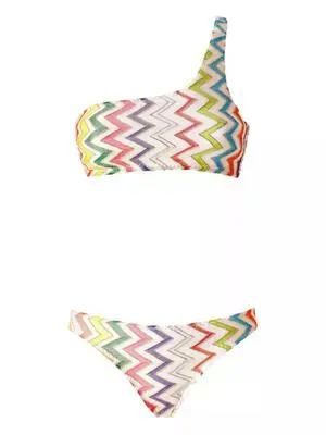 Missoni Zigzag-pattern Bikini - White