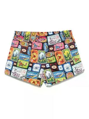 Camilla Sal Do Mar-print Swim Shorts