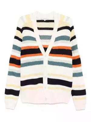 Maison Kitsuné Striped Cardigan