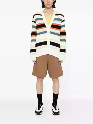 Maison Kitsuné Striped Cardigan