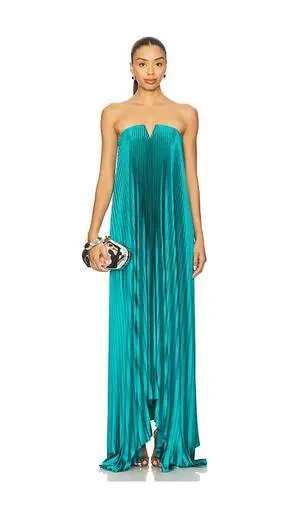 L'IDEE Black Tie Gown - Teal