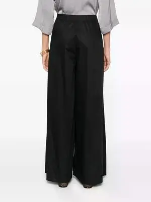 MOUTAKI Cotton Trousers - Black