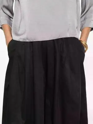 MOUTAKI Cotton Trousers - Black