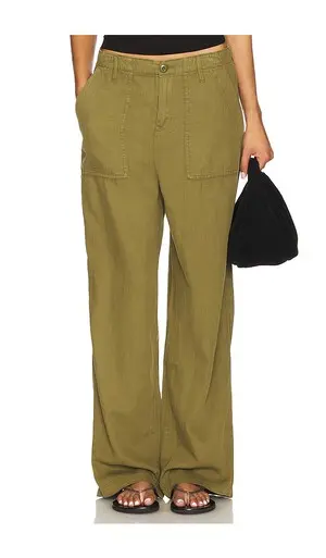 Good American Lite Linen Pants