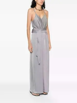 MOUTAKI Wrap Jumpsuit - Grey