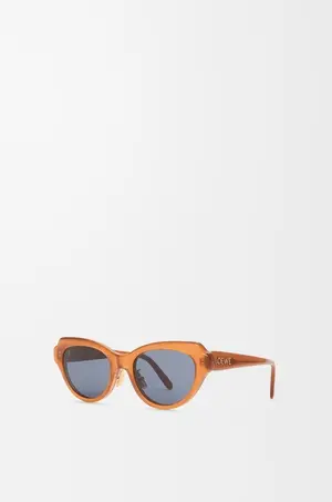 Loewe LOEWE Swan Sunglasses Camel