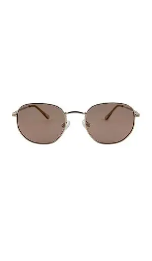 OTRA Bowie Sunglasses - Gold & Brown
