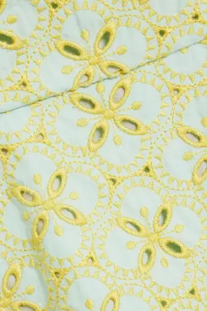 Saloni Jesse Broderie Anglaise Cotton Mini Dress