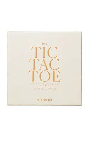 PRINTWORKS Classic Tic Tac Toe In Black