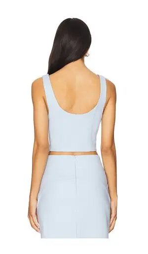 CAMILA COELHO Lotta Top - Barely Blue