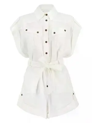 Zimmermann Rhiannon Playsuit - White