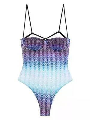Missoni Zigzag-print One-piece Swimsuit