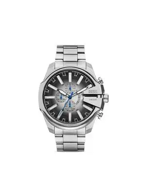 DIESEL® 48mm Chronograph Bracelet Watch - Silver