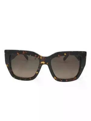 FERRAGAMO Square-frame Sunglasses - Brown
