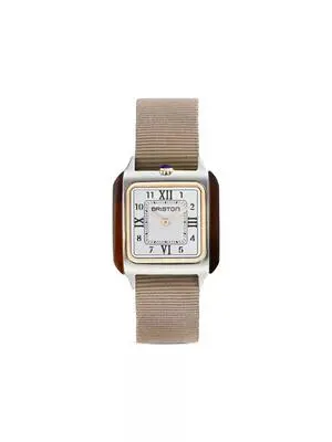 BRISTON Streamliner Kennedy 30mm Timepiece - Gold/white