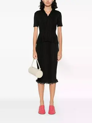 JIL SANDER Beaded Midi Skirt