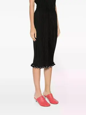 JIL SANDER Beaded Midi Skirt